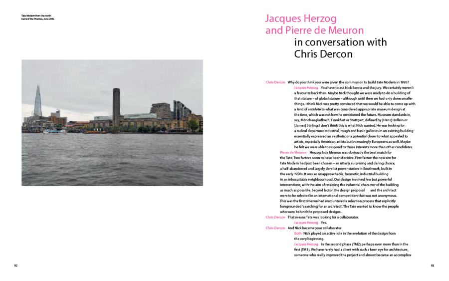 Chris Dercon In Conversation With Jacques Herzog And Pierre De Meuron
