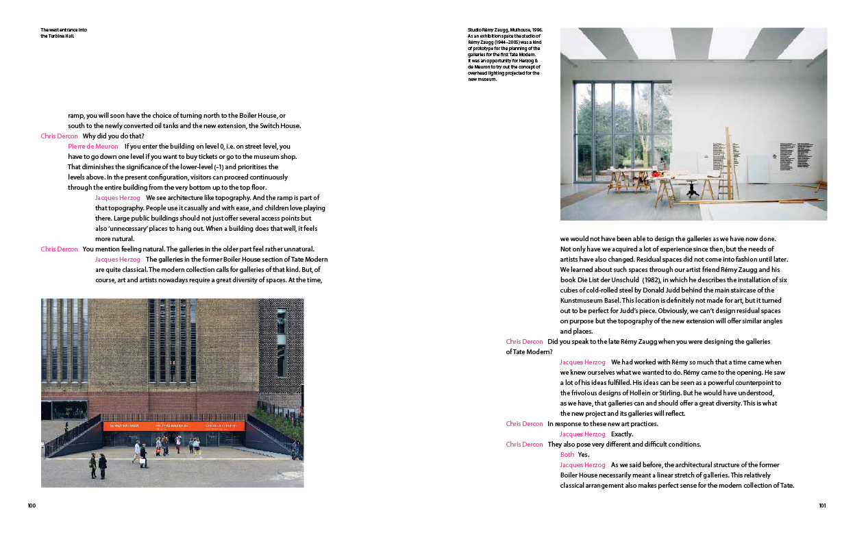 Chris Dercon In Conversation With Jacques Herzog And Pierre De Meuron