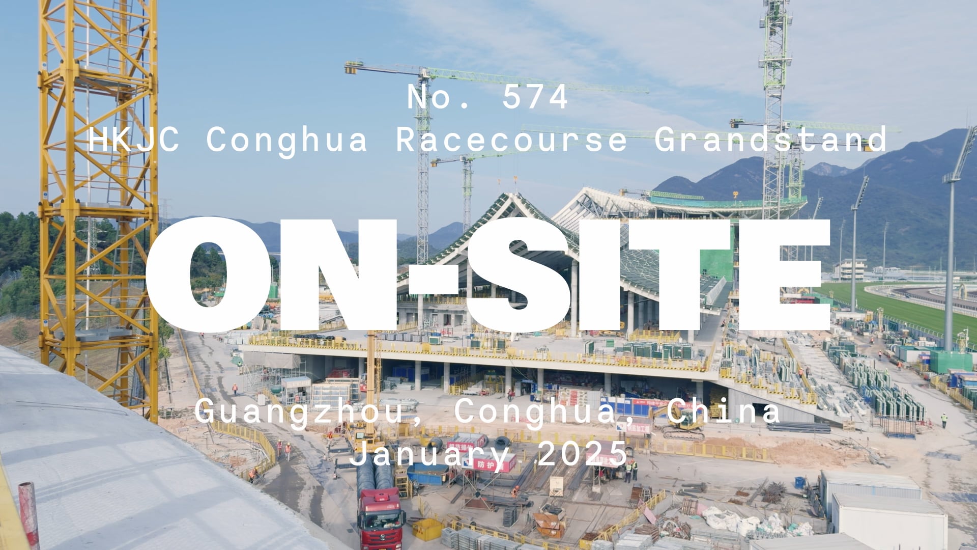 On-Site at HKJC Conghua Racecourse Grandstand – Herzog & de Meuron