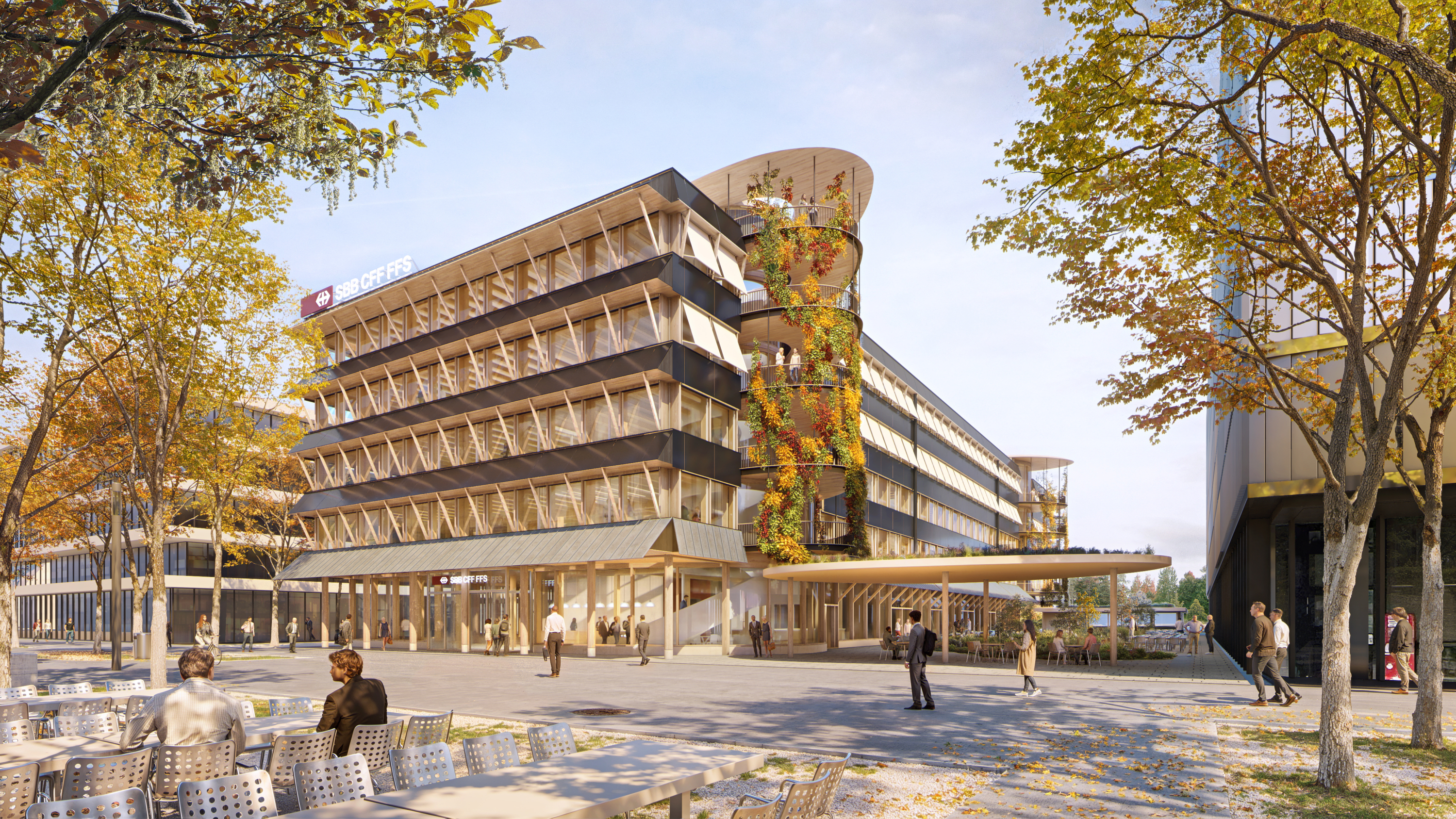 H&dM Receives First Prize for Sustainable SBB Office Building, Wankdorf ...